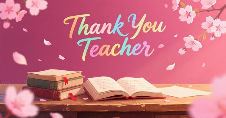 60+ Best Thank You Teacher Messages From Parents to Show Your Appreciation